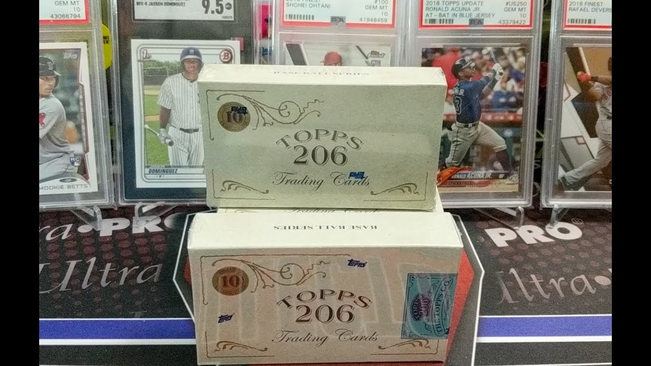 2020 Topps 206 Series 1 Four Box Break ** Check out this Online ...