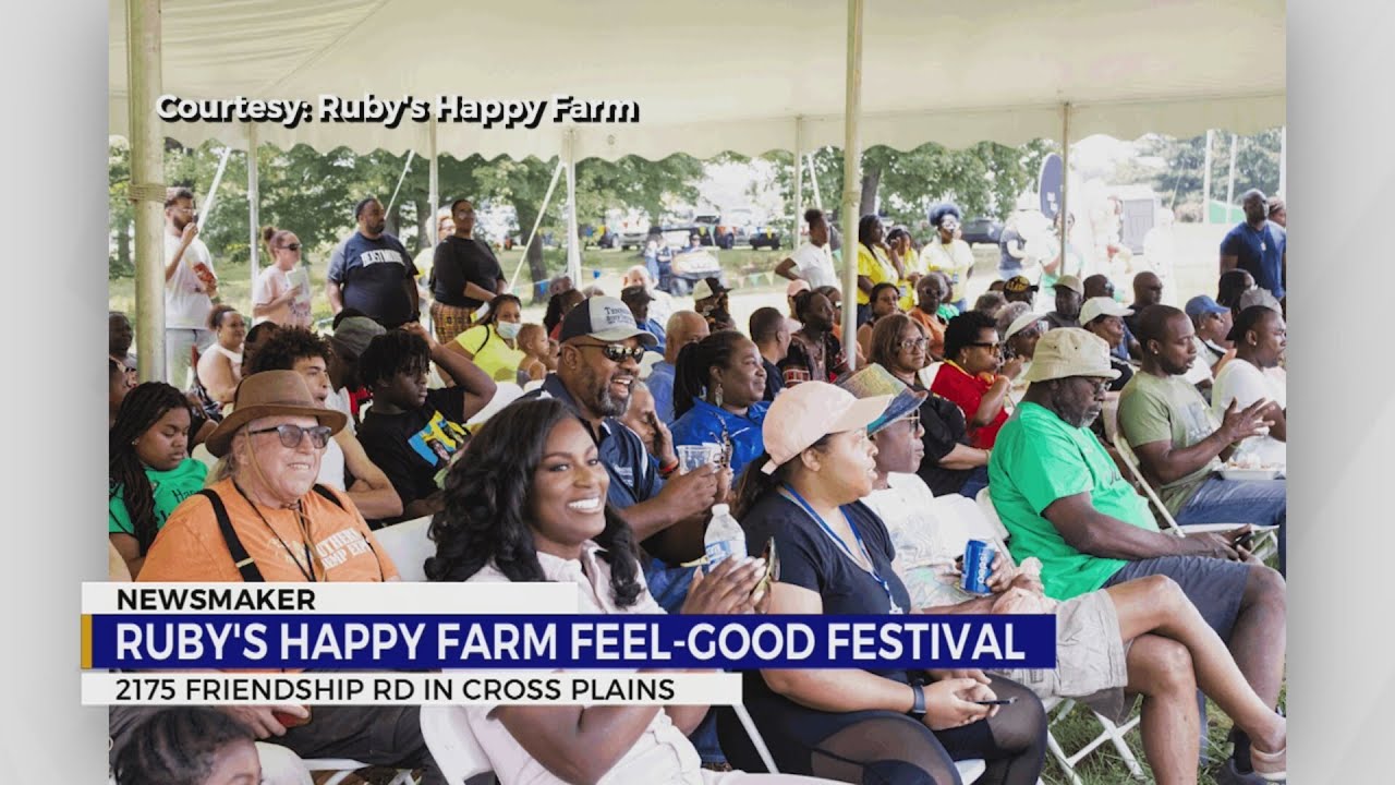 Newsmaker: Ruby's Happy Farm Feel-Good Festival - YouTube