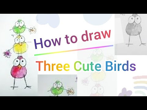 Learn to Draw Three Birds in Just Minutes with These Simple Steps ...