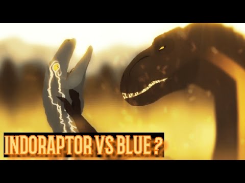 INDORAPTOR VS BLUE|FUNNY ANIMATION