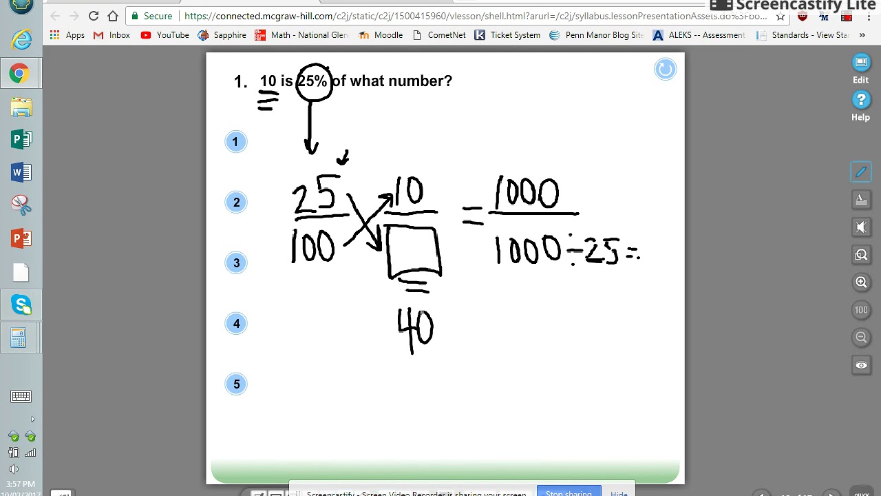 Solving Percent Problems - YouTube