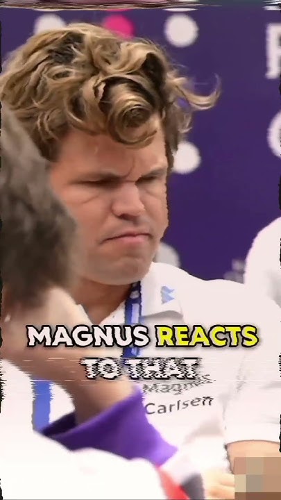 Magnus reaction 🤣😂 - YouTube