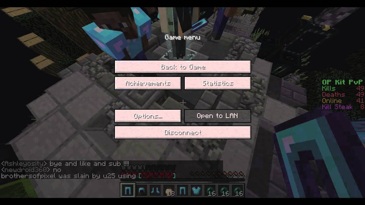 Minecraft:Op Kit PvP Part:1 - YouTube
