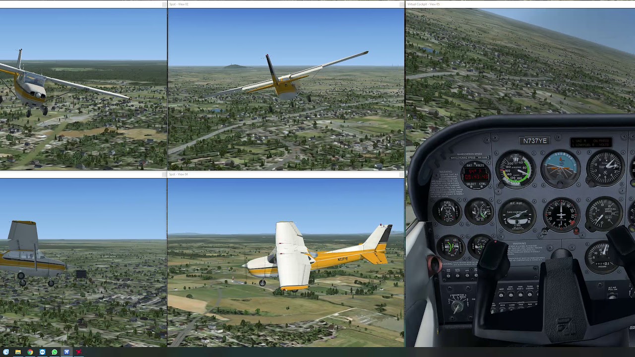 Flying Pattern @ KLZU RW7 in MS Flight Simulator X Steam Edition - YouTube