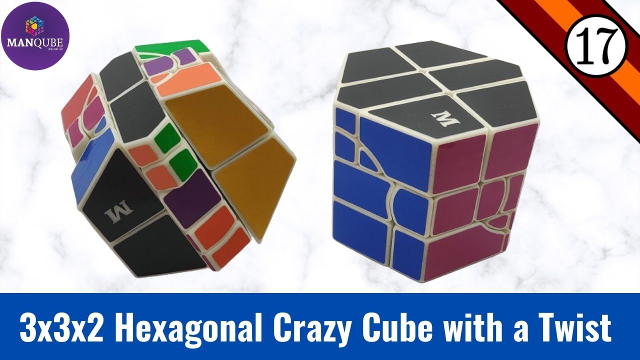3x3x2 Hexagonal Crazy Cube with a Twist | Puzzle Advent Calendar 2023 | Mod Puzzle - YouTube