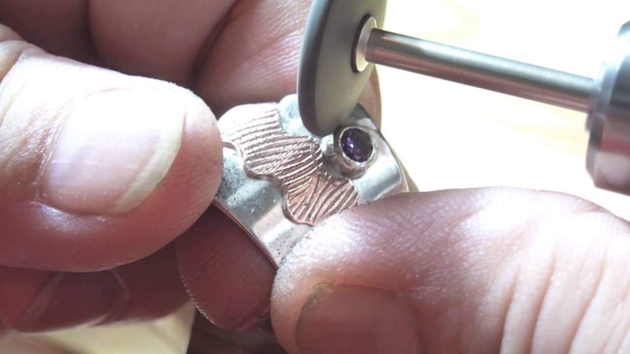 Metalsmith - 2016 Stone Setting Finishing - YouTube