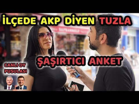 TEKRAR AKP DİYEN TUZLA İBB de KARARINI VERİYOR |YEREL SEÇİM ANKETİ | Zeyrek