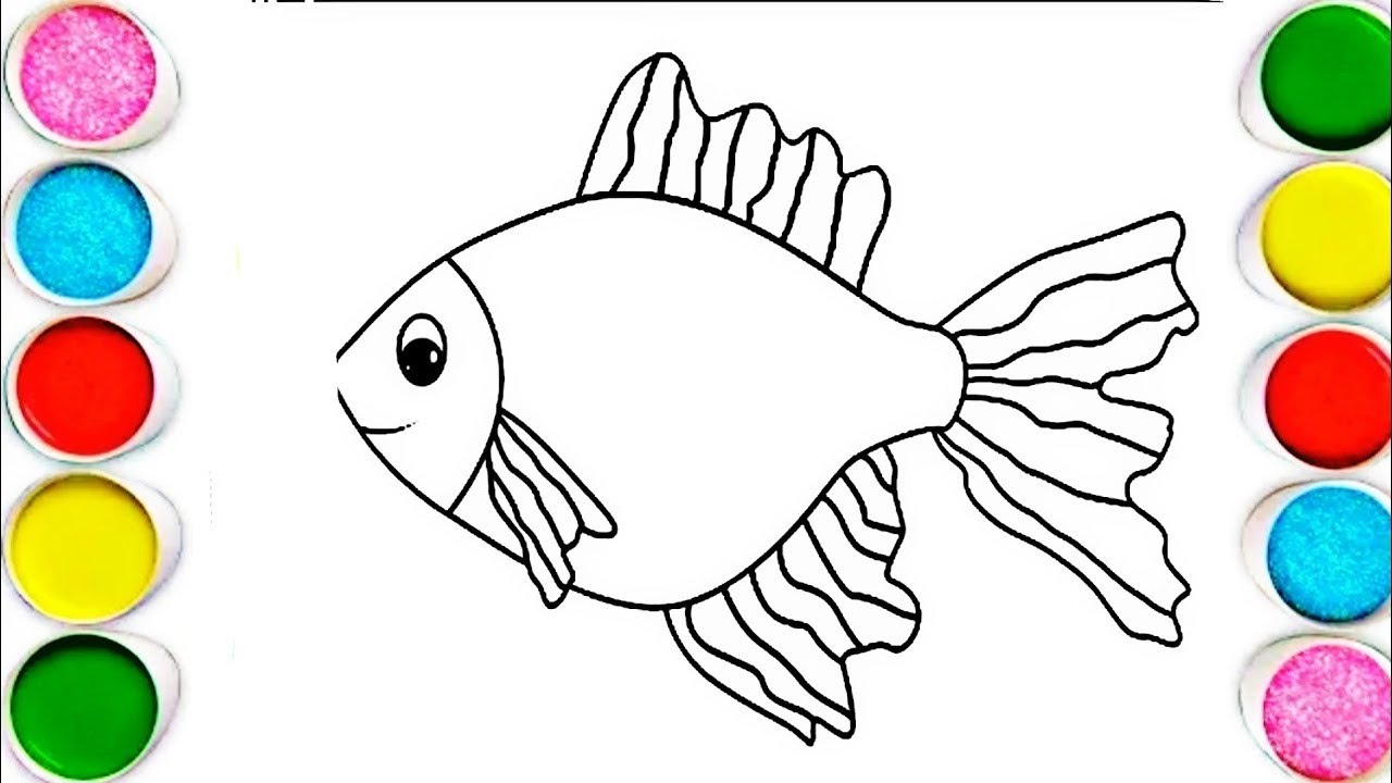 How to Draw a Fish - YouTube