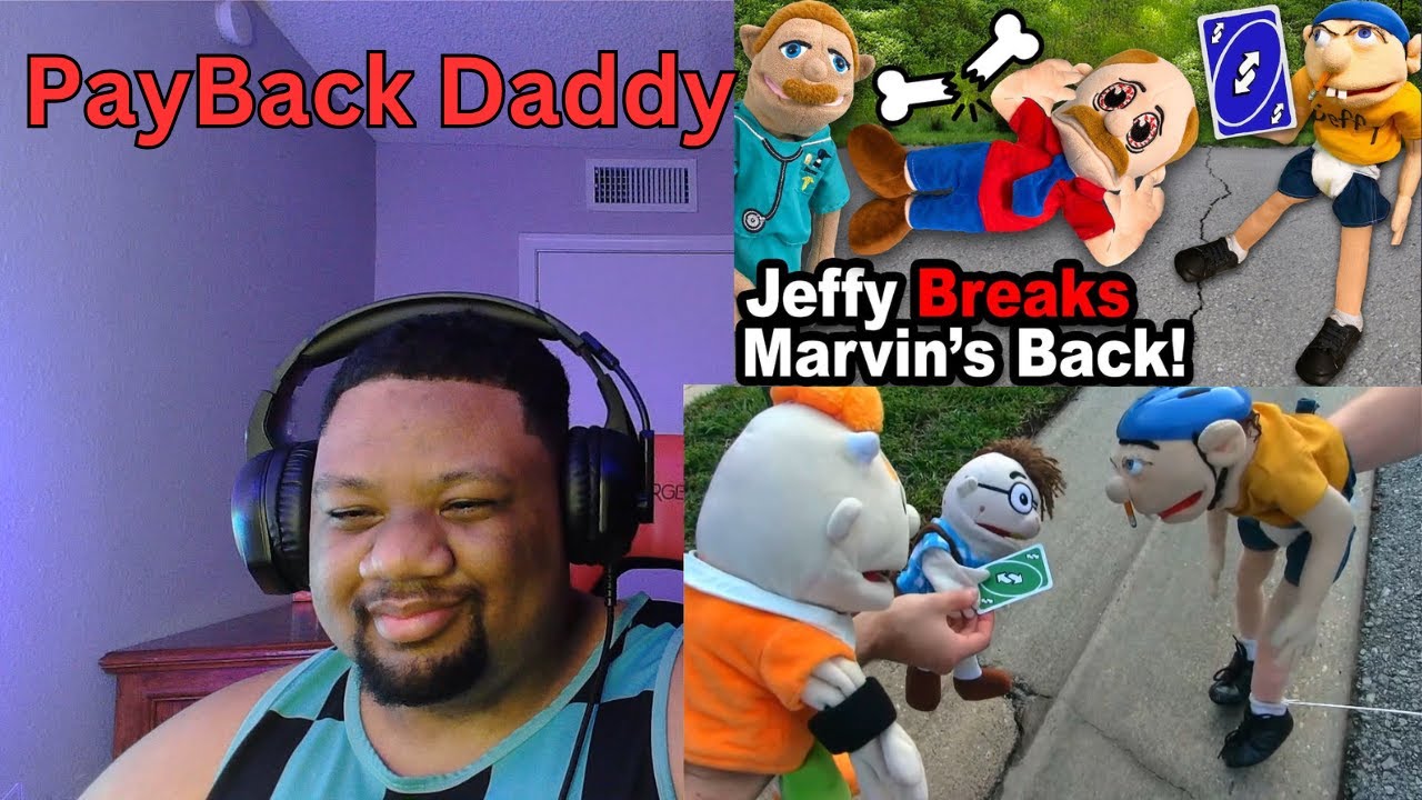SML Jeffy Breaks Marvin Back Reaction Video - YouTube