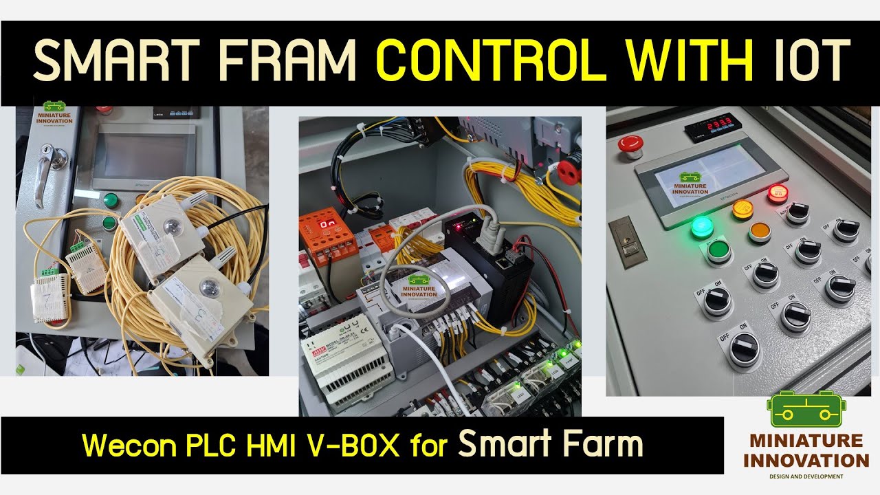 ระบบควบคุมโรงเรือนเกรดอุตสาหกรรม Smart Farm Control With IOT ...