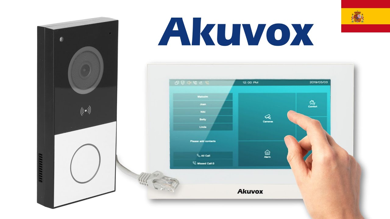 Kit Videoportero IP Akuvox | Unboxing y Configuración en la Nube - YouTube