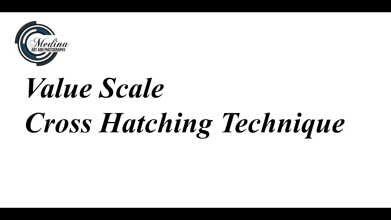 Value Scale: Cross Hatching Technique - YouTube