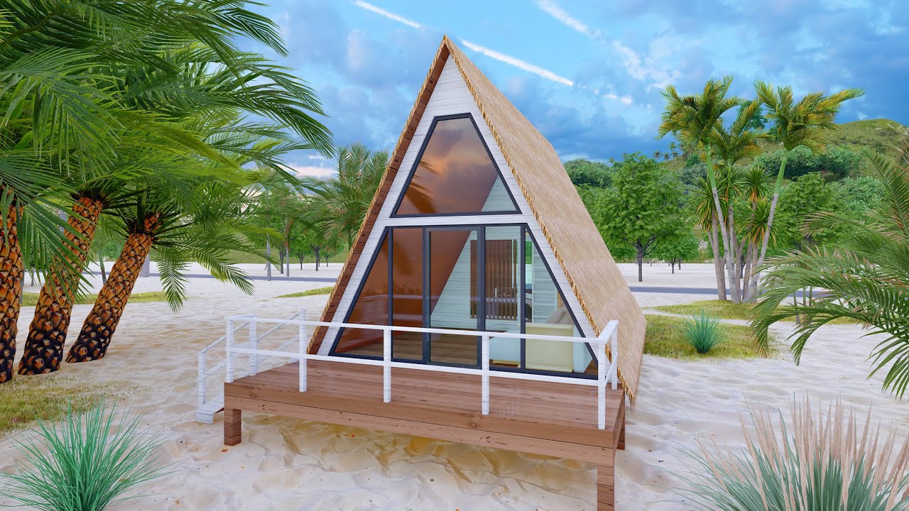 Esta Mini Cabaña Alpina, te Encantara!! 5x7mts - YouTube