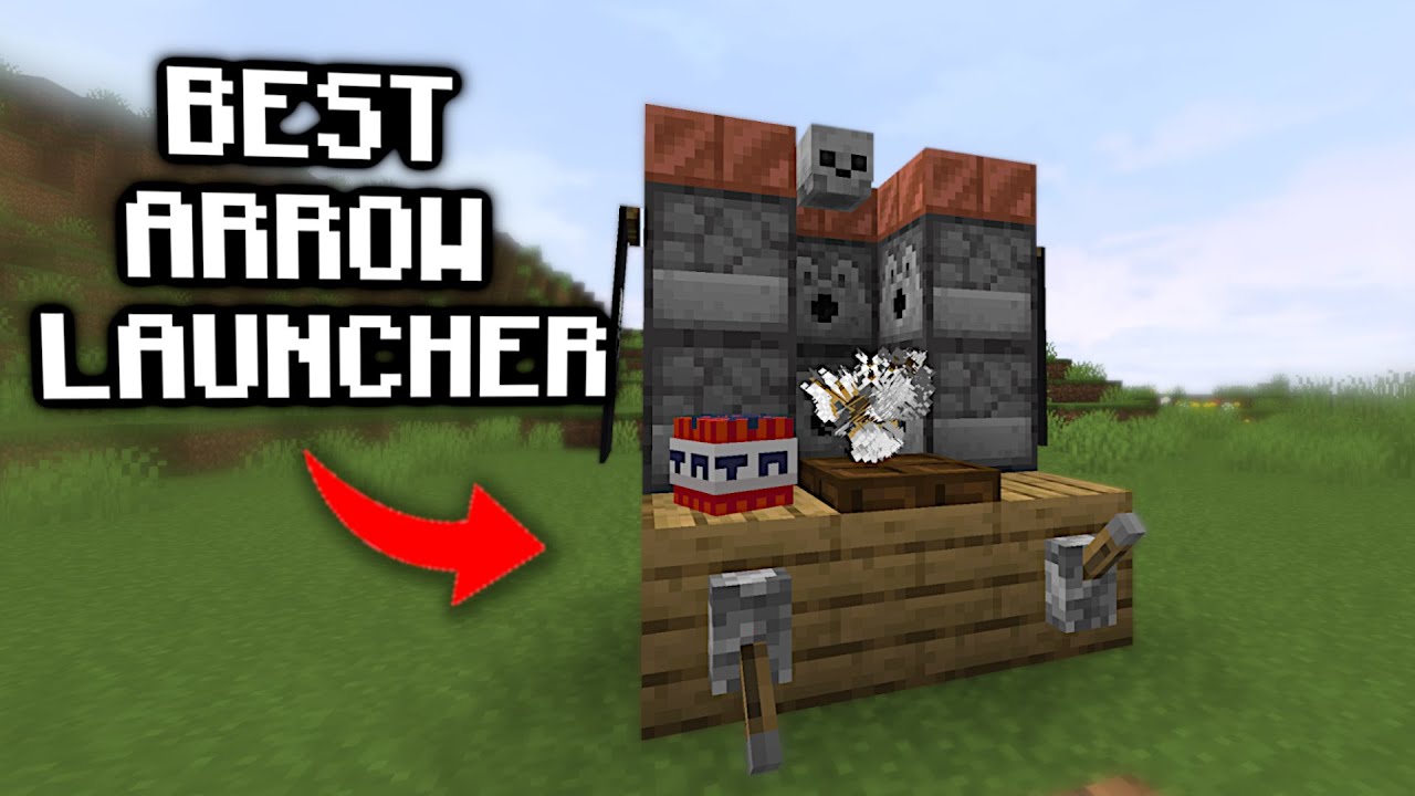 The Best Arrow Launcher In Minecraft - YouTube