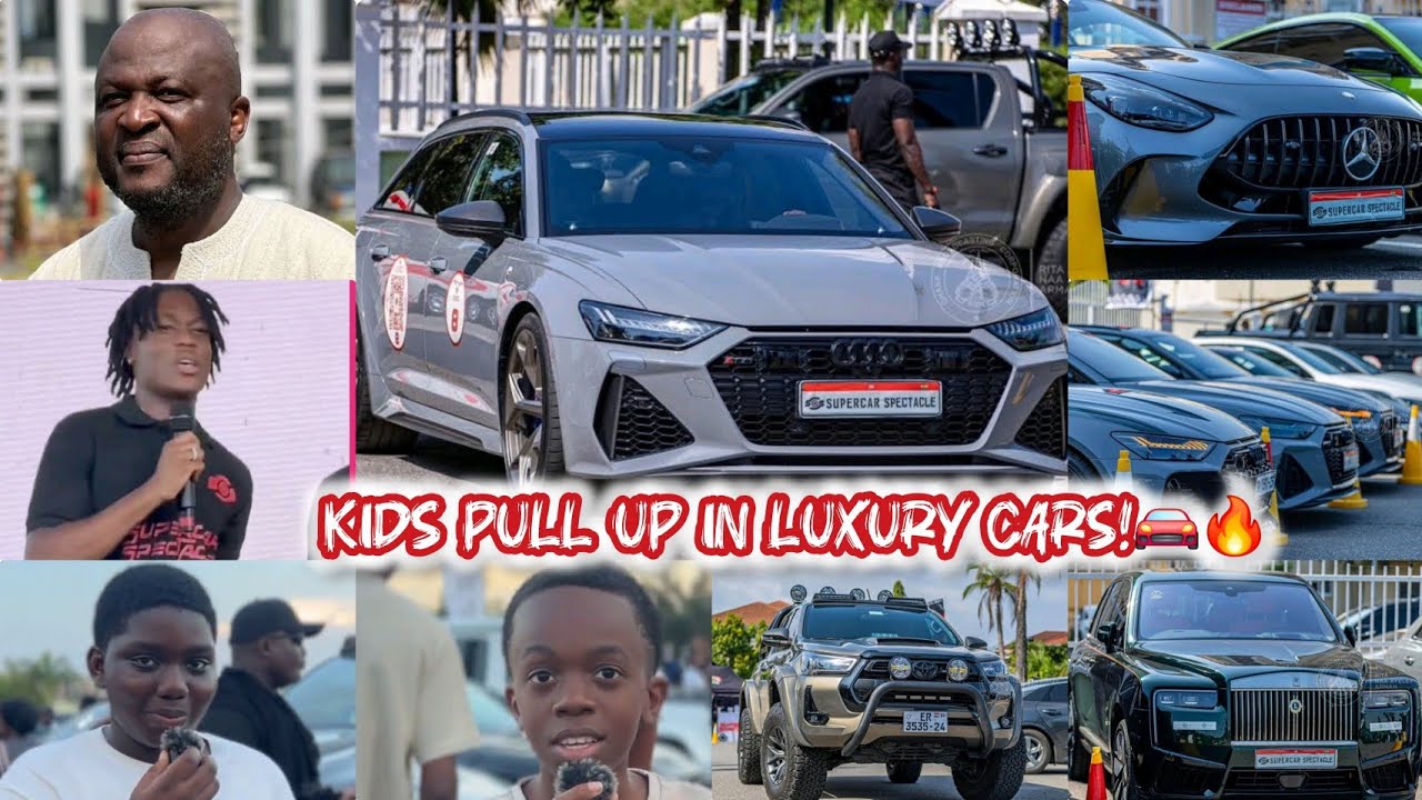 🔥 Ibrahim Mahama’s Son Hosts “Supercar Spectacle” — Kids Arrive in ...