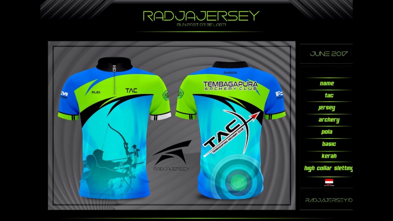 Bikin jersey memanah, bikin baju panahan, pesan baju archery - YouTube