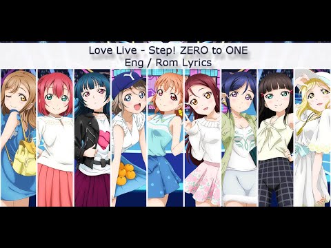 Step! ZERO to ONE - Eng/Rom Color-Coded Lyrics - Aqours - YouTube