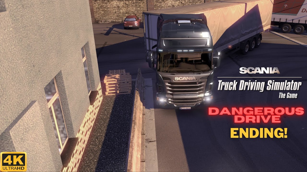Scania Truck Driving Simulator gameplay | ⚠️ Dangerous Drive ENDING ⚠️ ...