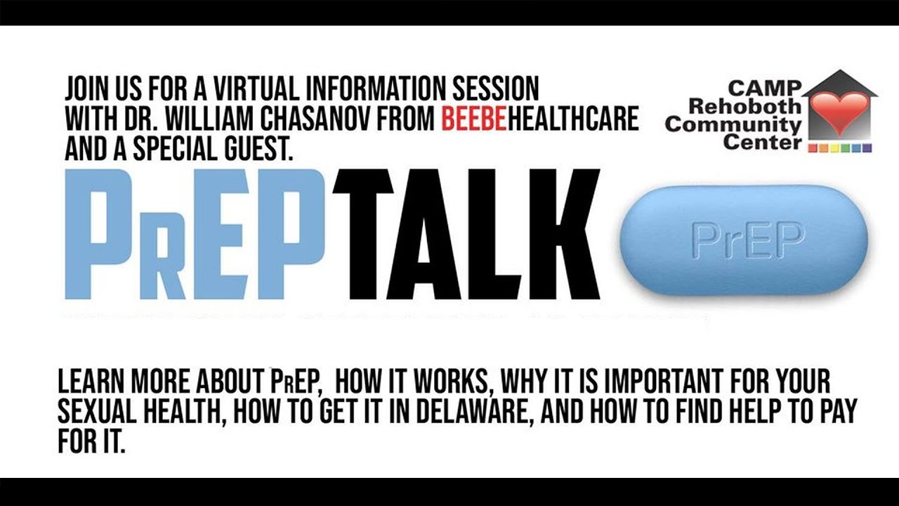 PrEP Talk with Dr. William Chasanov, Beebe Healthcare - YouTube