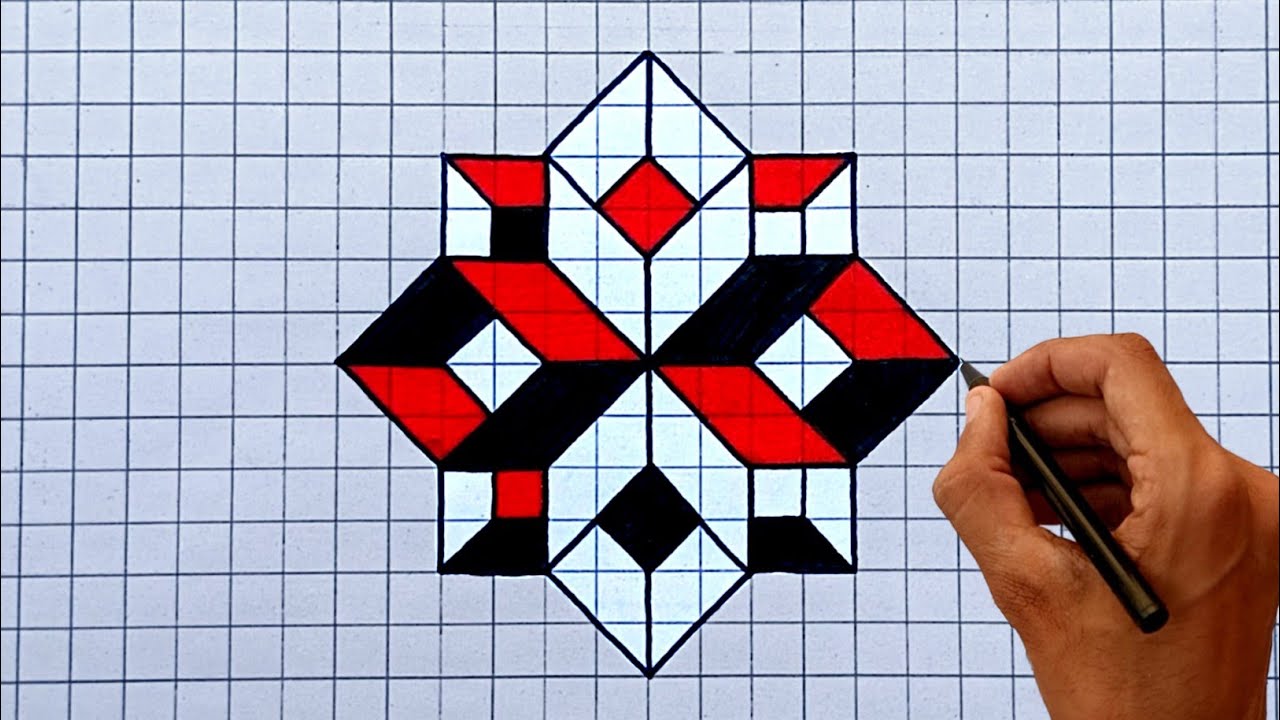 Very Easy !! 3D Optical Illusion Drawing on Paper - YouTube