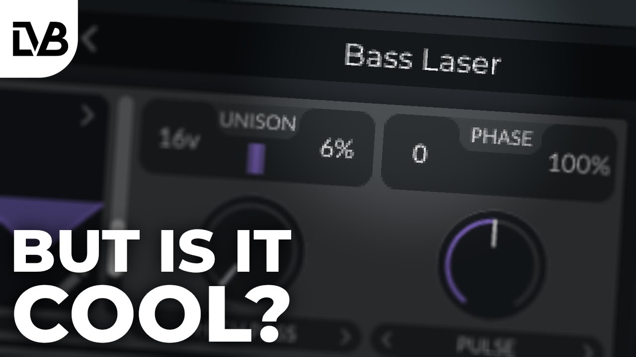 I made this new synth bass preset... - YouTube
