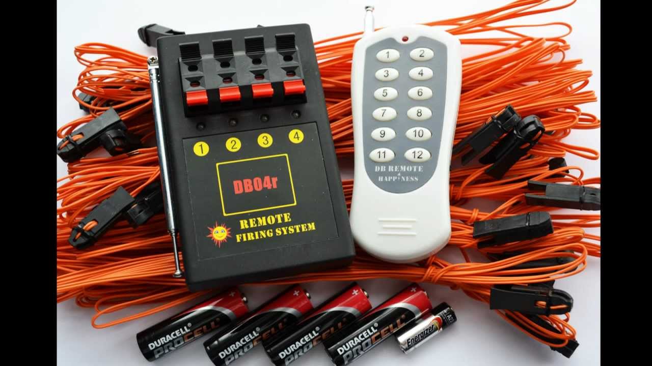 4 Cue Wireless Remote Firing System - Complete Package! - YouTube