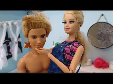 🎀 Barbie Doll Morning Routine 2025 | all day village family house baby ...