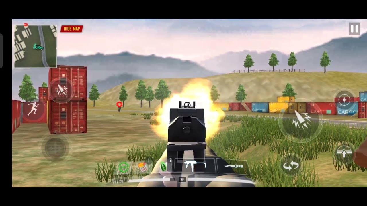 Commando action game - YouTube