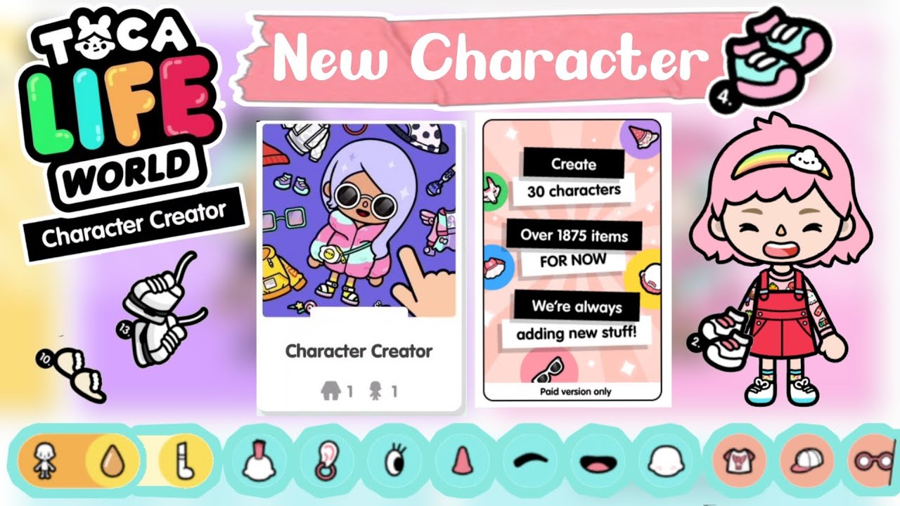 NEW CHARACTER CREATOR UPDATE🤩😱 | TOCA LIFE WORLD - YouTube