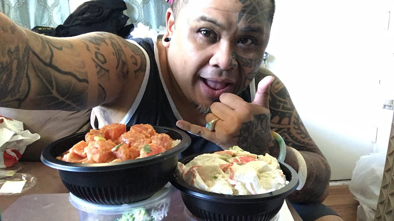 Safeway Haul & Poke Bowl Mukbang - YouTube