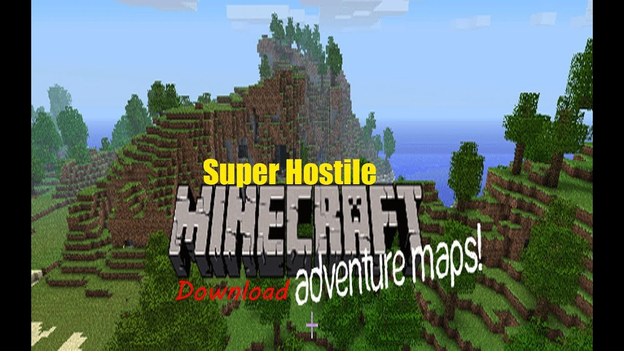 Minecraft Xbox 360 Adventure Map (SUPER HOSTILE) Download - YouTube