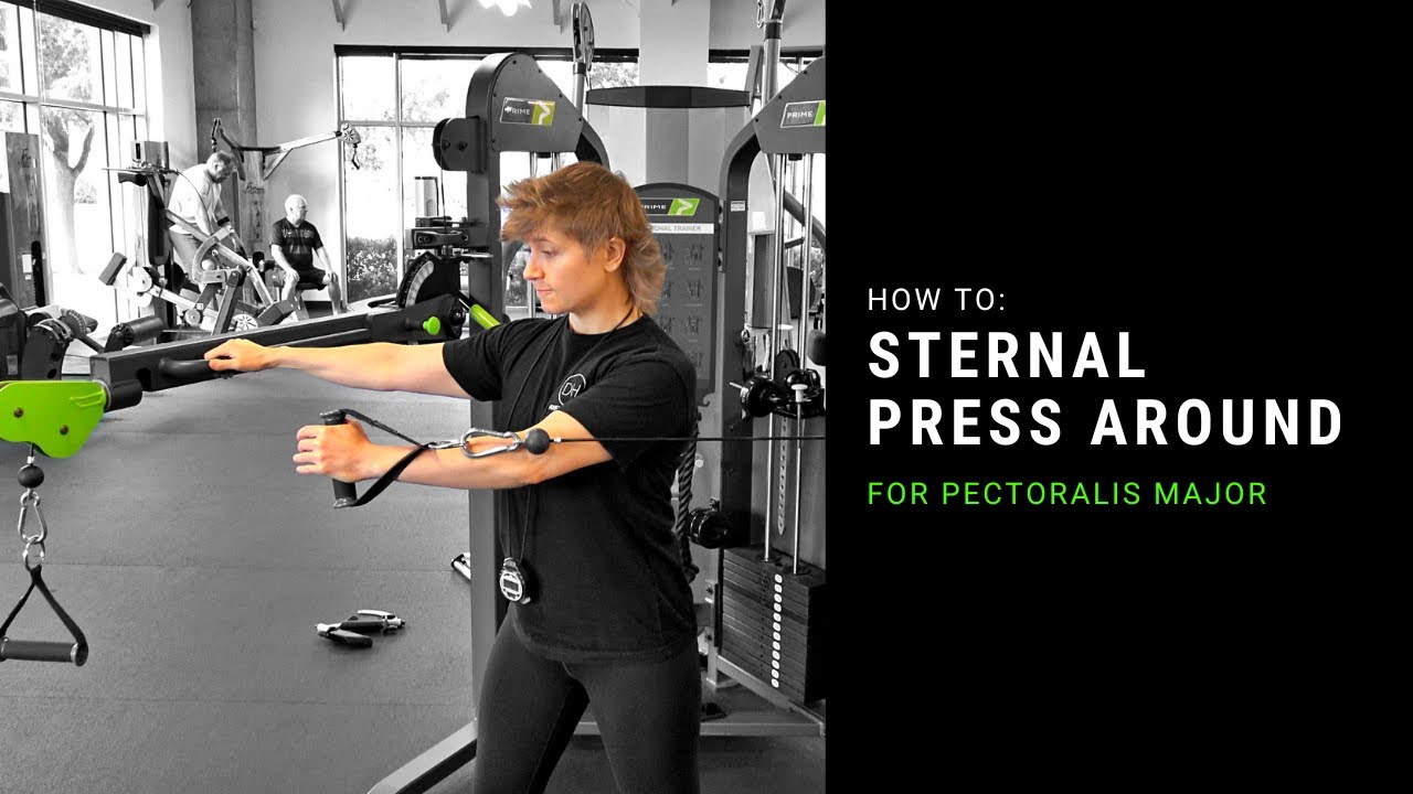 Sternal Press Around: Short Position Sternal Pectoralis Major Exercise ...