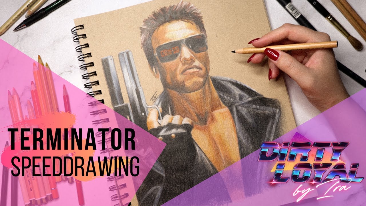 THE TERMINATOR SPEEDDRAWING - YouTube