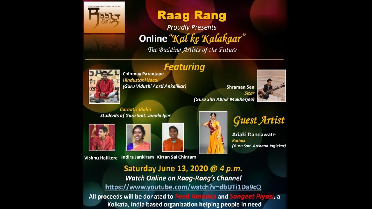 Raag-Rang Presents Kal-Ke-Kalakaar 2020 - YouTube
