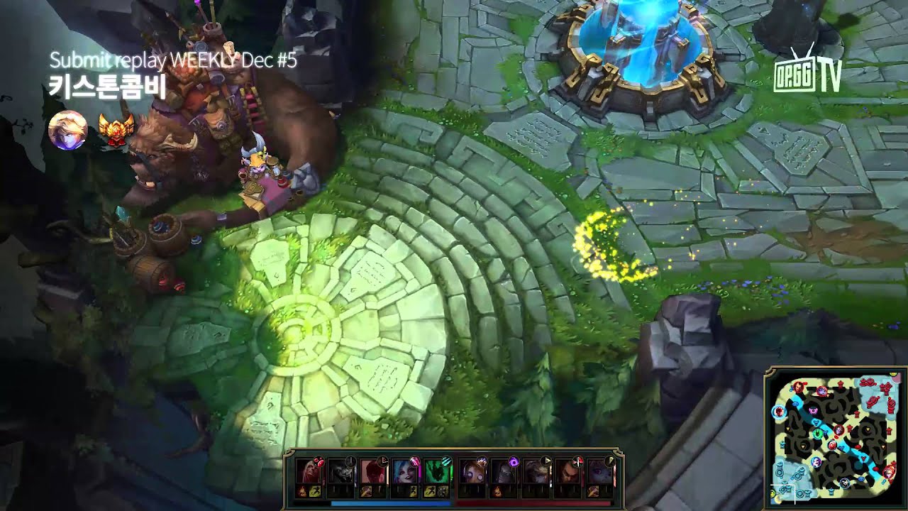 League of Legends Korean Solo Q Top 5 Plays (OP.GG TV Weekly Dec. #5 ...