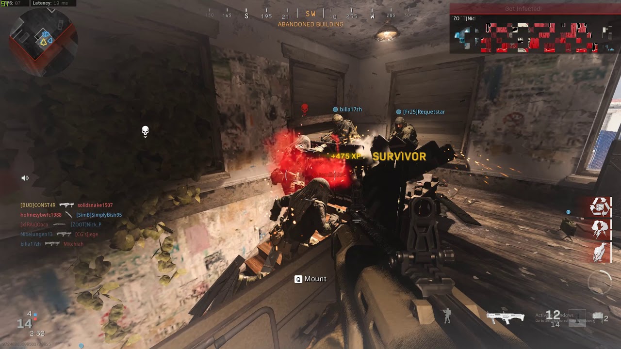 Infected + Shotgun = Carnage - YouTube