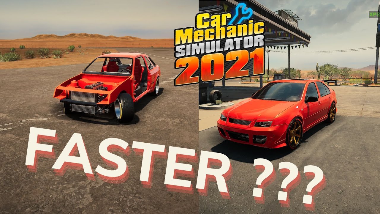 Speed test NO BODYWORK vs BODYWORK - Car Mechanic Simulator 21 gameplay ...