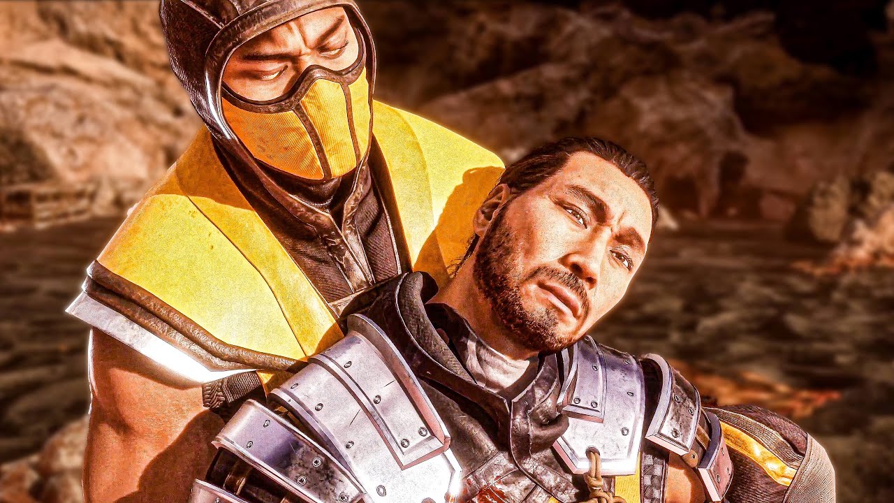 Scorpion Death Scene - Mortal Kombat 11 (4K) - YouTube