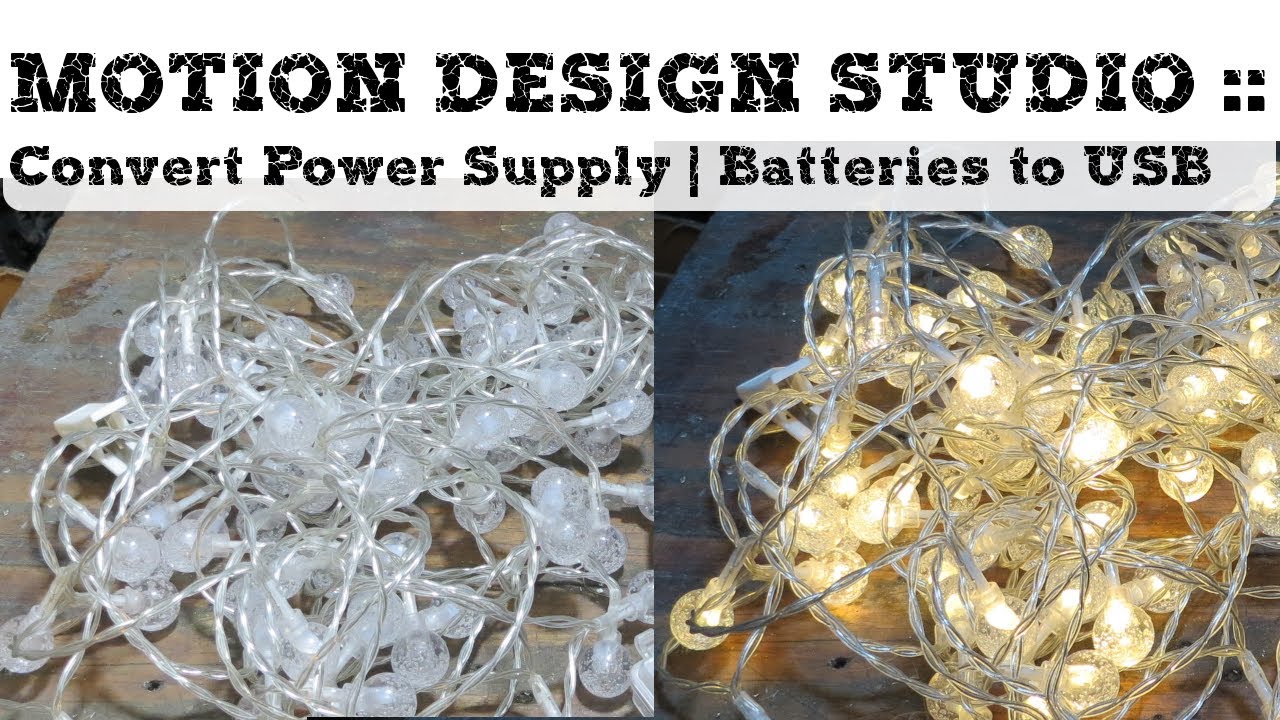 Convert Power Supply | Batteries to USB - YouTube
