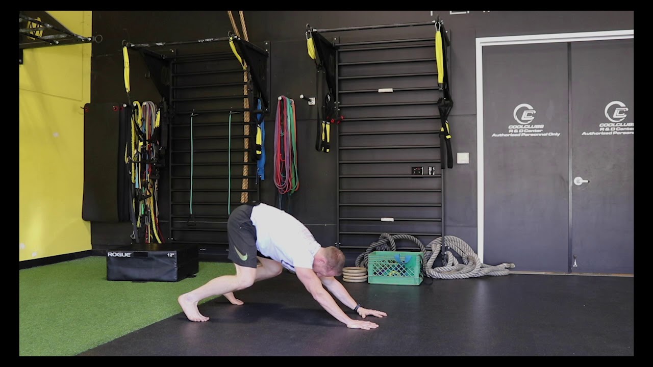 PFS- Hip Drill Series- Loaded Frog to Long Plank - YouTube