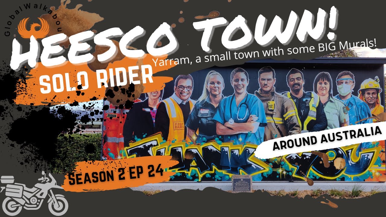 Heesco Town - Yarram, Victoria - a little town with BIG paintings - on ...