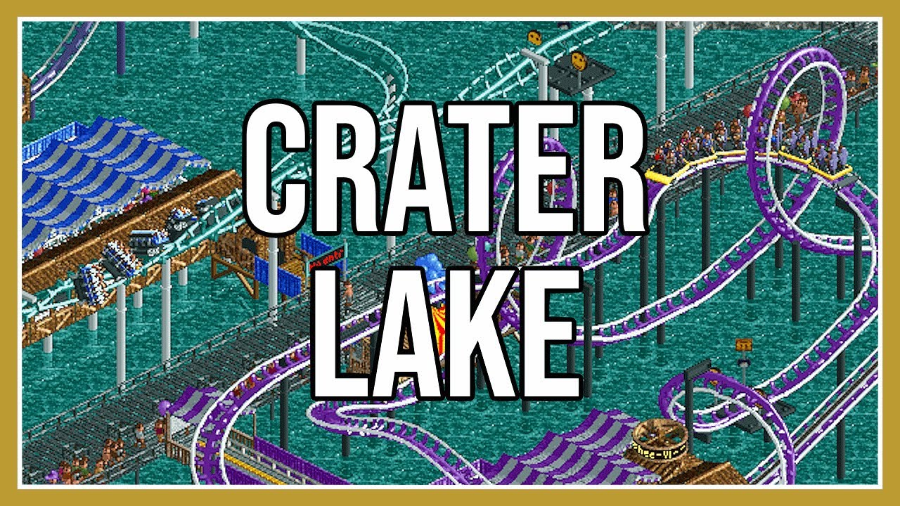 Crater Lake | Replaying the original RCT scenarios | Rollercoaster ...