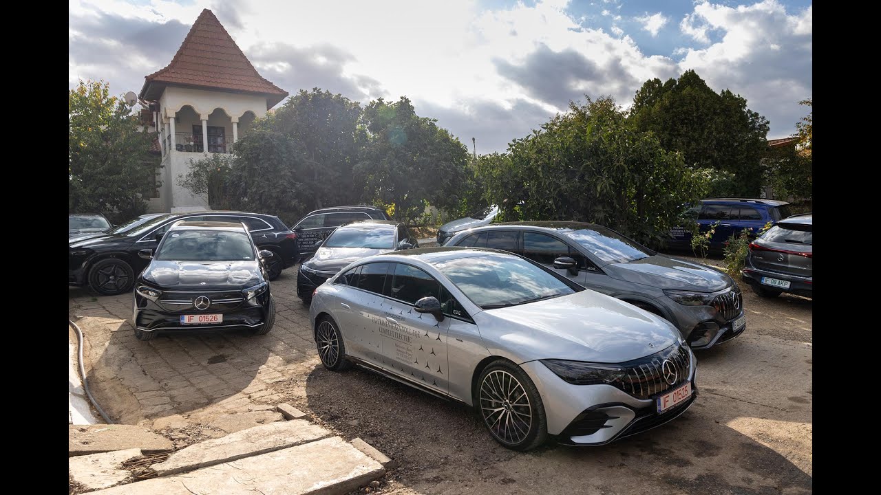 Caravana modelelor electrice Mercedes-Benz - Autoklass Pipera - YouTube