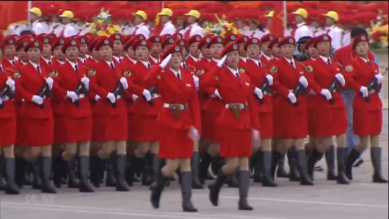 Chinese Female Soldiers and Militias 1080p HD - YouTube