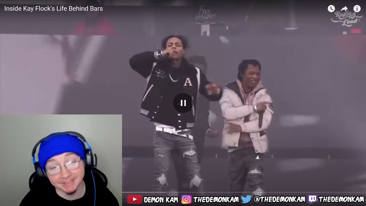 Demon Kam Reacts to Inside Kay Flock's Life Behind Bars - YouTube
