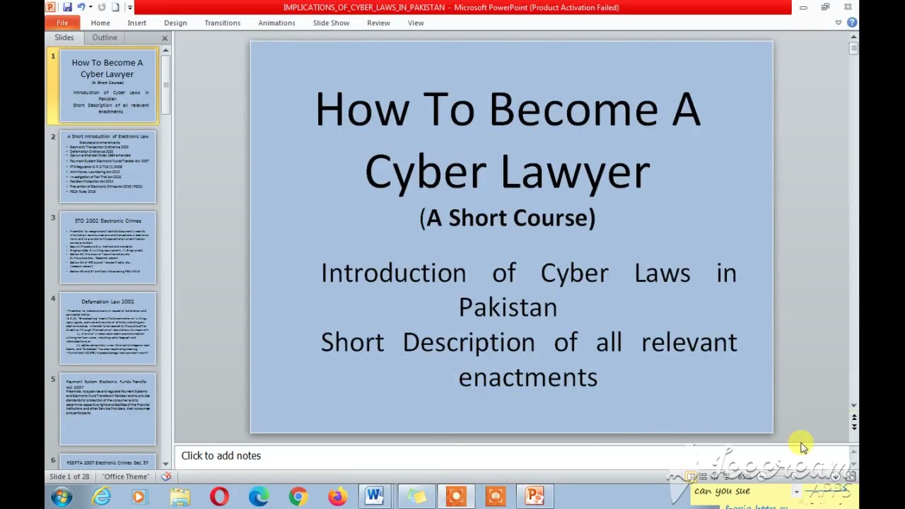 How to Become a Cyber Lawyer || Lecture 1|| Cyber Law Course|| Cyber ...