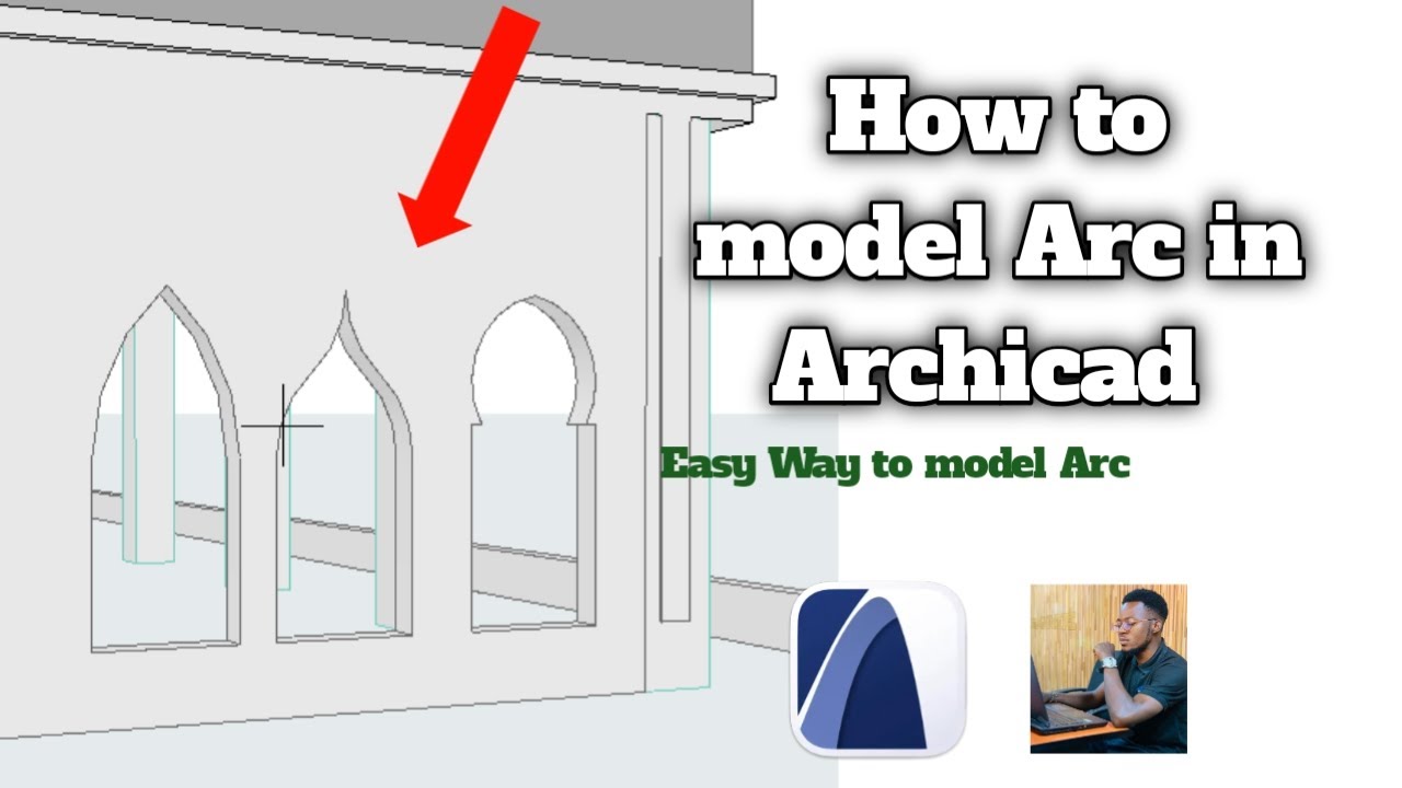 How to model Various Arc in Archicad - YouTube