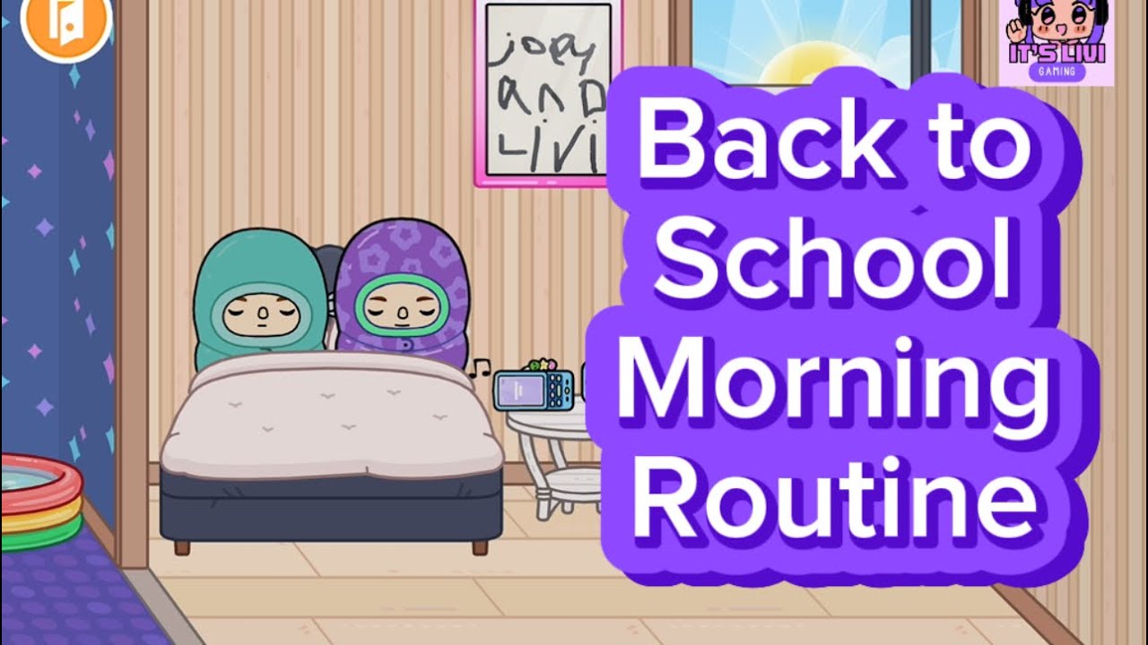 Back to School📚Family Morning Routines🌅Toca Boca Morning Routines for ...
