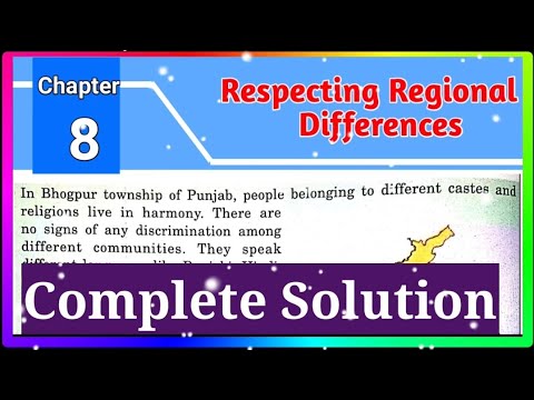 Respecting Regional Differences Question Answer|DAV Class 5 SST Chapter ...