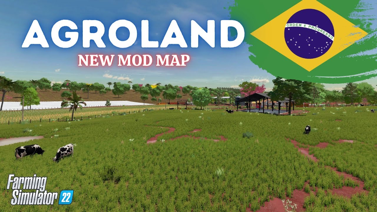 "AGROLAND" FS22 Map Tour/Review | New Mod Map | Farming Simulator 22 ...